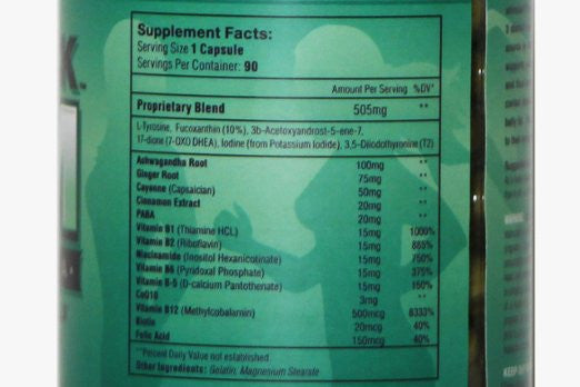 Razor Nutrition Trim Natural Fat Burner & Metabolism Booster – NONA